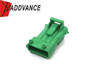 China 4 Way Male Lambda O2 Oxygen Sensor Connector 185001-6 Green Sealed 16-22AWG for sale