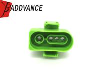 China 3A0973334B 4-Pin Green O2 Oxygen Sensor Connector for VW Audi - 16-22 AWG Wire Size, -40°C to 120°C Operating Range for sale