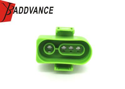 China 3A0973334B 4-Pin Green O2 Oxygen Sensor Connector for VW Audi - 16-22 AWG Wire Size, -40°C to 120°C Operating Range for sale