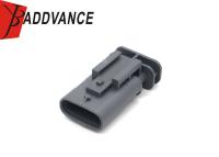 China 4 Pin Male Sealed Waterproof Automotive Connector 12V 0.6mm Tab Wire to Wire for sale