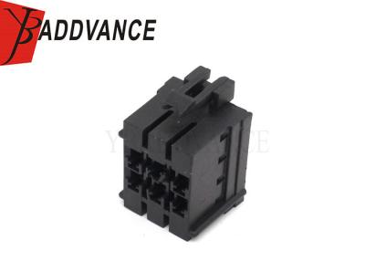 China 6 Pin Black Female Unsealed Automotive Connector Housing PA66 GF 125°C for sale