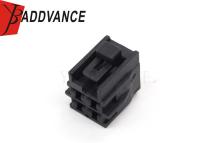 China 4 Pin Black Female Automotive Electrical Connector Unsealed 16-22AWG with Terminals for sale