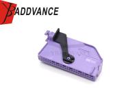 China 50 Way Male TE Connectivity AMP Purple Unsealed Connector Housing 16-22AWG for sale