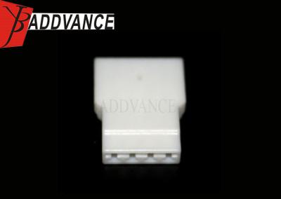 China White 4 Pin Female Auto Connector PA66 GF 125°C with Terminals 4-1-341 for sale