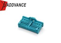 China TE Connectivity 2367107-1 Female Nano MQS 32 Pin Connector Blue Unsealed 16-22AWG for sale