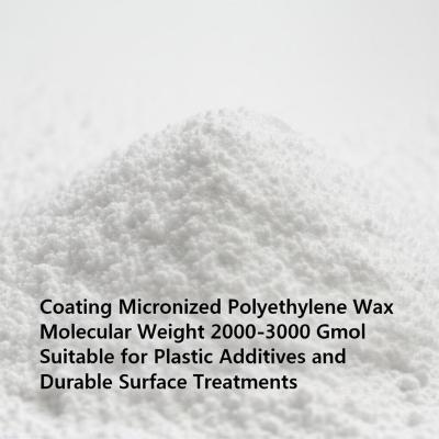 China Coating Micronized Polyethylene Wax Molecular Weight 2000-3000 Gmol Suitable for Plastic Additives and Durable Surface Treatments for sale