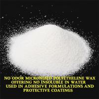 China No Odor Micronized Polyethylene Wax Offering No Insoluble In Water Used in Adhesive Formulations and Protective Coatings for sale