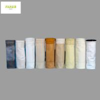 China 450 - 550g Cement Industry High Temperature Filter Bags Nomex Aramid PPS P84 for sale