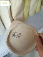China 450GSM - 550GSM Nomex Aramid Needle Felt Filter Bag For Cement Industry for sale