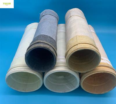 China Medium Alkali Fiberglass Filter Bag Corrosion Resistance for sale