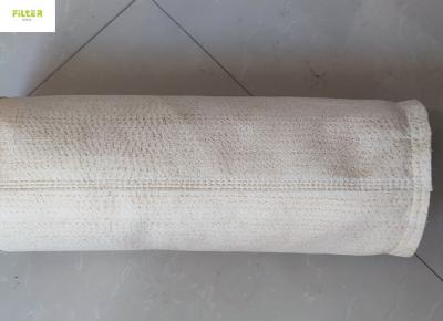 China Custom Industrial 550GSM Nomex Aramid Filter Bag With SS Wire for sale