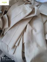 China 500GSM~550GSM Nomex Aramid Filter Socks With High Transparent Silicone Glue for sale