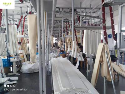 China Round Flat Nomex PP P84 PTFE PPS Fiberglass Filter Bag For Dust Collector for sale