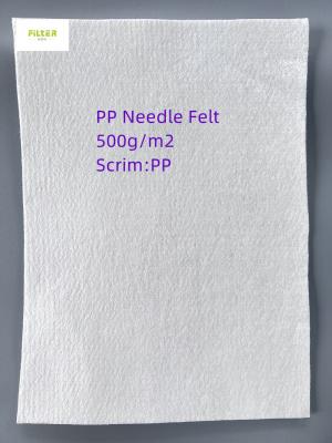 China Custom 400GSM - 550GSM Polypropylene Air Filter Cloth For Dust Collector for sale