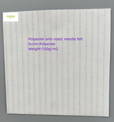 China 550GSM Polyester 0.3 Micron Filter Cloth Needle Felt for sale