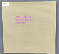 China 450gsm - 550gsm Industrial Filter Cloth PPS Needle Felt For Filter Bag for sale