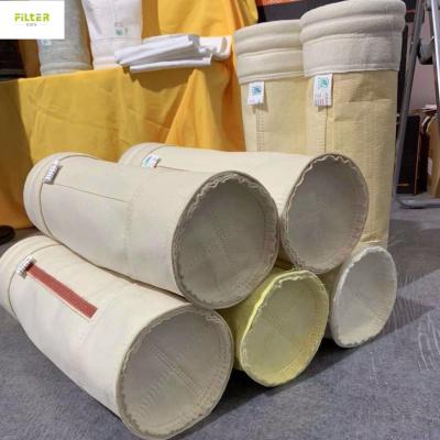 China Polyester PP Nomex PPS PTFE P84 Fiberglass Filter Sleeves 350gsm ~ 850gsm for sale