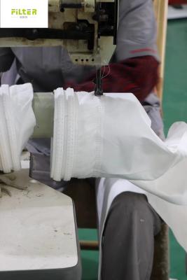 China 100% PTFE Fiber Baghouse PTFE Filter Bag For Fume Treatment for sale