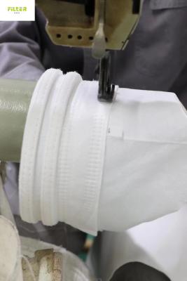 China Industrial Polypropylene PTFE PPS Aramid Fiberglass P84 Filter Sleeves 850GSM for sale
