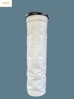 China White High Temperature Polyester Filter Bag 0.2 - 2mm Thickness for sale