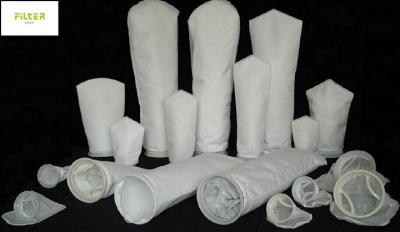 China Polyester Needle Felt Filter Bags with SS Snapband for Dust Removal Alkali Resistant for sale