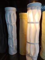 China Alkaline Resistant 450gsm Polyester Needle Felt Filter Bags for Dust Removal for sale