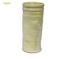 China 850gsm Fiberglass Needled Felt Filter Bag For Lime Kilns Filtration Dust Collection for sale