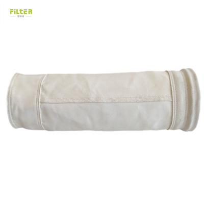 China Heat Set Fiberglass Filter Bag With PTFE Membrane For Dust Collection Filtration for sale