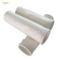 China Customized Size 500gsm Polyester Filter Bag For Cement Dust Collector for sale