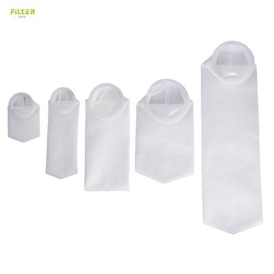 China Sewing Thread Or Hot Melt Liquid Filter Bag 7 Inch Diameter With 18 Cm Length for sale