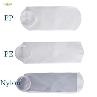 China PP Nylon Polyester Liquid Filter Bag 7 Inch Diameter 18cm Length for sale