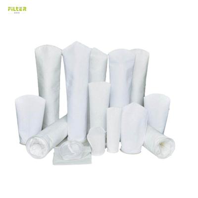 China 50 Micron Liquid Filter Sleeves Stitched Welded Polyester Aquarium Filter Bag for sale