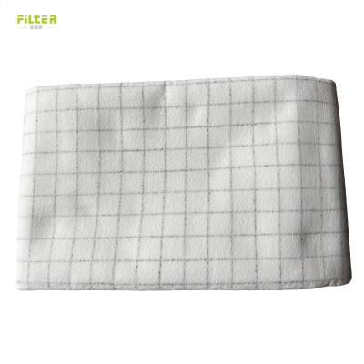 China 550GSM Polyester Grid Anti Static Filter Bag For Asphalt Industry for sale