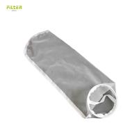 China Food Grade 500 Micron Nylon Mesh Liquid Filter Bag With Plastic Ring for sale