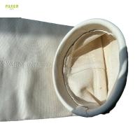 China 750GSM Fibergalss With PTFE Membrane Filter Bag For Cement Pant for sale