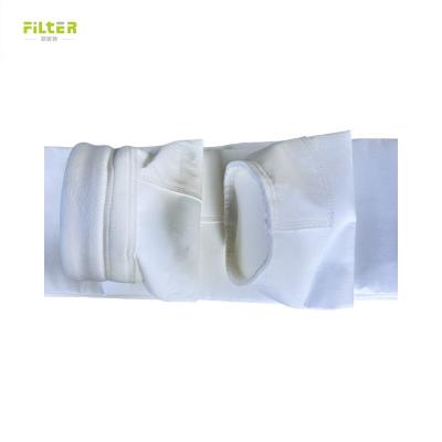 China 500GSM Polyester Oil & Water Repellent Filter Bag With Carbonsteel Snapband for sale