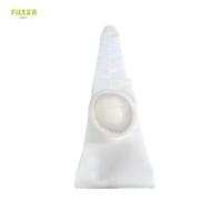 China Polyester Needle Felt Oil & Water Repellent With Steel Ring Filter Bag for sale
