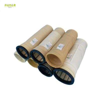 China Air Filter Usage Nomex Polyester PPS PTFE Fiberglass Filter Bag for Asphalt Mixing Plant for sale