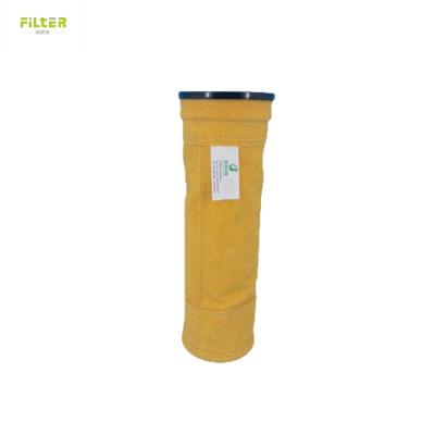 China 550GSM P84 Dust Bag PTFE Membrane Coated Dust Bag Good Filtration Performance Mesh Filter Bag for sale
