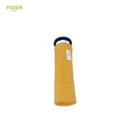 China Customized P84 Pleated Dust Collecting Clamp Snap Band Made Polyester Nomex Filtration Equipment Filter Bag for sale