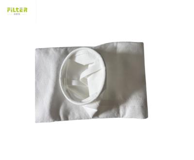 China Polyester Filter Bag For Dust Collection In Wet And Acid Environments In Cement And Mining Industries With Top SS Snapband for sale