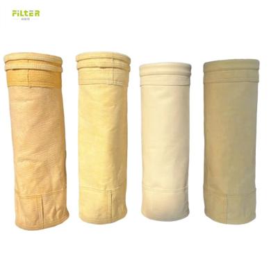 China High temperature filter bag Nomex Aramid PTFE PPS non-woven filter for Dust Collector for sale