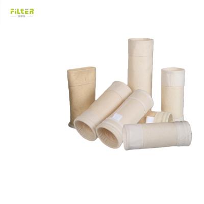 China Industrial Grade Aramid Filter Bag Made from 100 Percent Meta Aramid Fiber for Durable Dust Collection Applications in Harsh Environments for sale