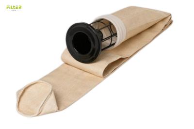 China Heat Set Polyester Nomex Filter Bag for Industrial Dust Filtration Applications Offering Superior Air Permeability and High Temperature Resistance for sale