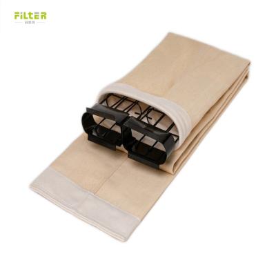 China Dust Collector Filter Bags Nomex Meta Aramid Fiber Filter Bags for Asphalt Plant Dust Filtration with High Tensile Strength and Heat Resistance for sale