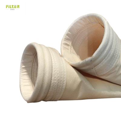 China High Temperature Filter Bags Nomex Fiber 550gsm Diameter 130mm Length 6000mm for Industrial Dust Collection Applications for sale