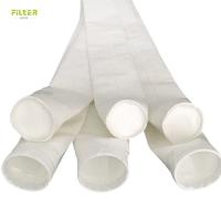 China Industrial Grade Polyester Baghouse Filter Bags with Singeing and Calendering Finish Treatment for Enhanced Dust Filtration Efficiency for sale