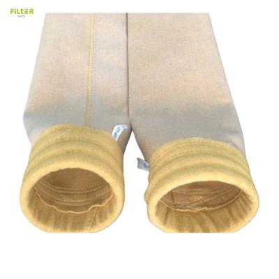 China Industrial Grade PPS P84 PTFE Filter Bag with Singeing Calendering and PTFE Dipping Treatment for Dust Filtration in Various Plants for sale