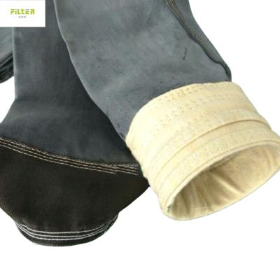 China Heavy Duty PPS Filter Bags with Fiberglass Scrim and PTFE Dipping Treatment for Dust Filtration in Industrial Plants for sale