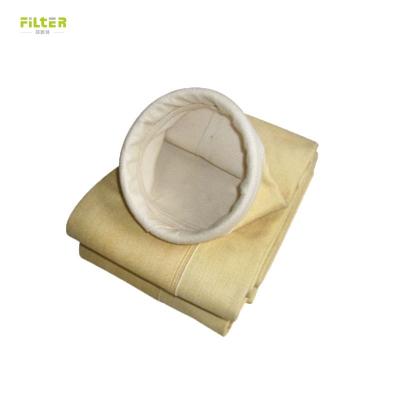 China 100% Industrial Felt Filter Bags 550gsm Nomex Filter Sleeves with PTFE membrane for sale